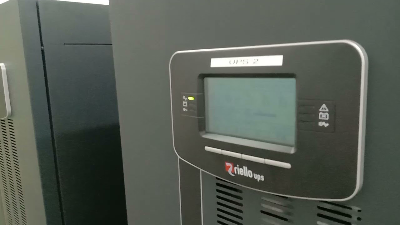 PARALLEL UPS RIELLO MST 60...LEGNAGO VR ITALIA - YouTube