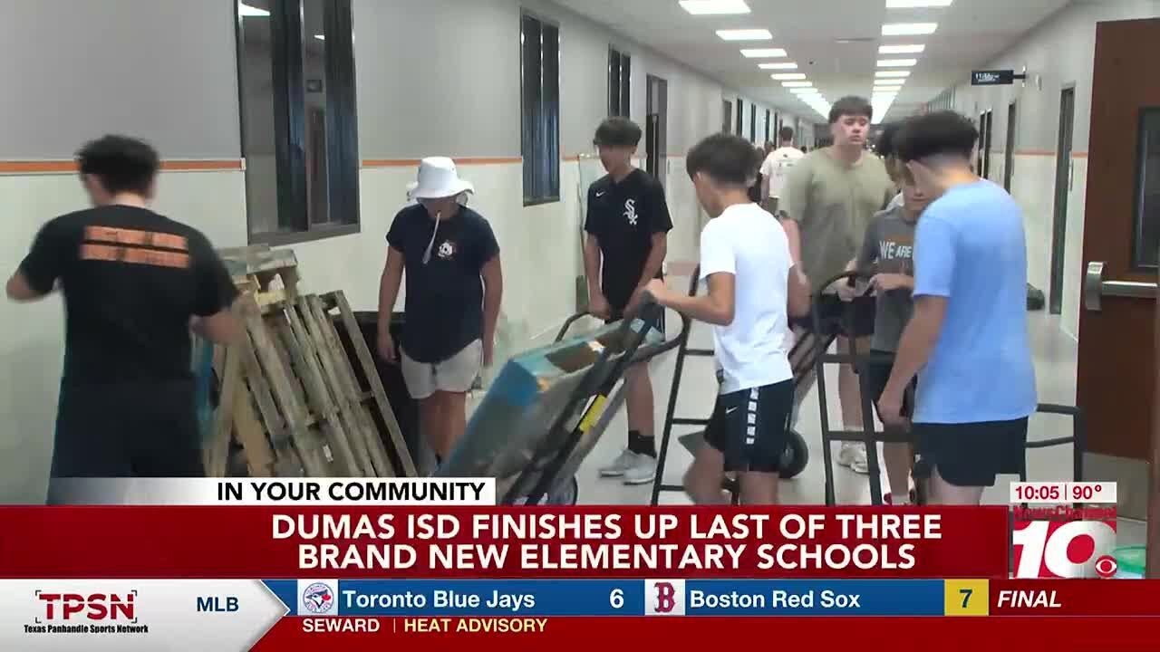 VIDEO: Dumas ISD finishes up last of 3 new elementary schools - YouTube