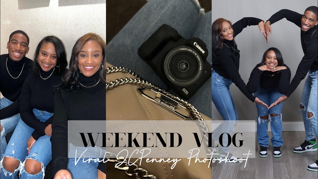VLOG: JCPenney Photoshoot BTS, the Siblings are back! + Bubby met his ...