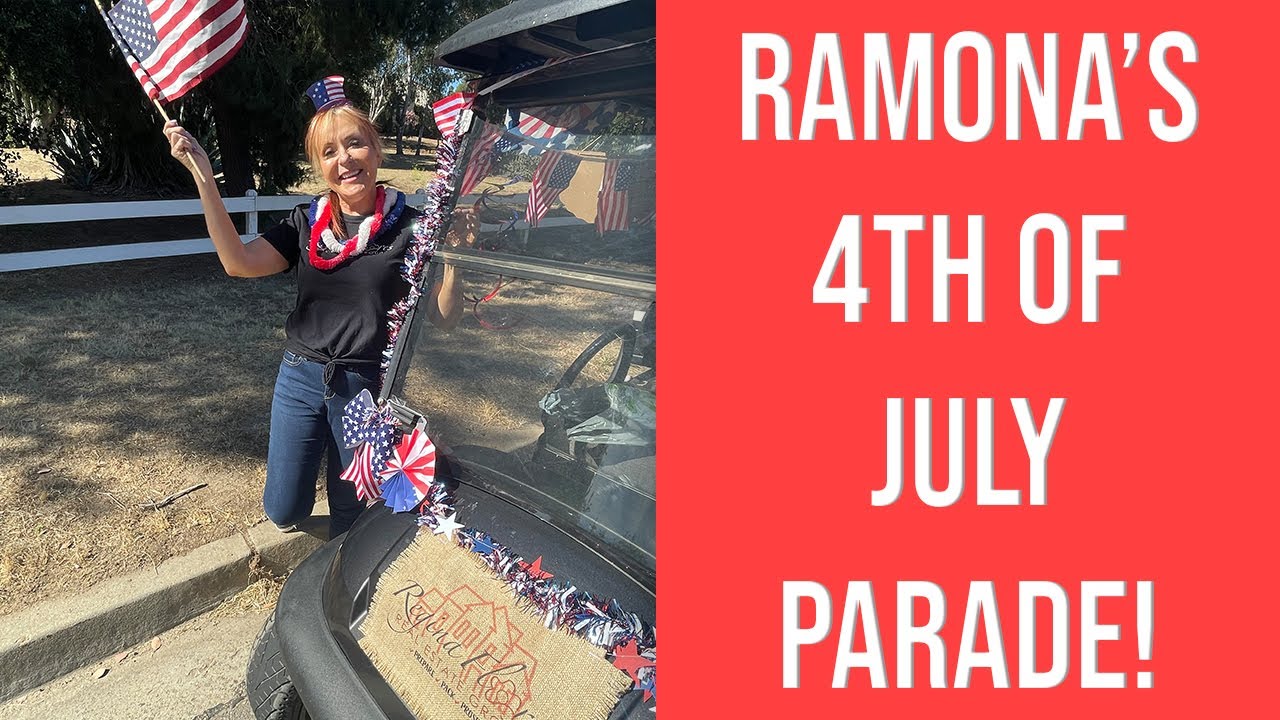 Ramona Oaks Park Fourth Of July Parade | Living in Ramona CA - YouTube