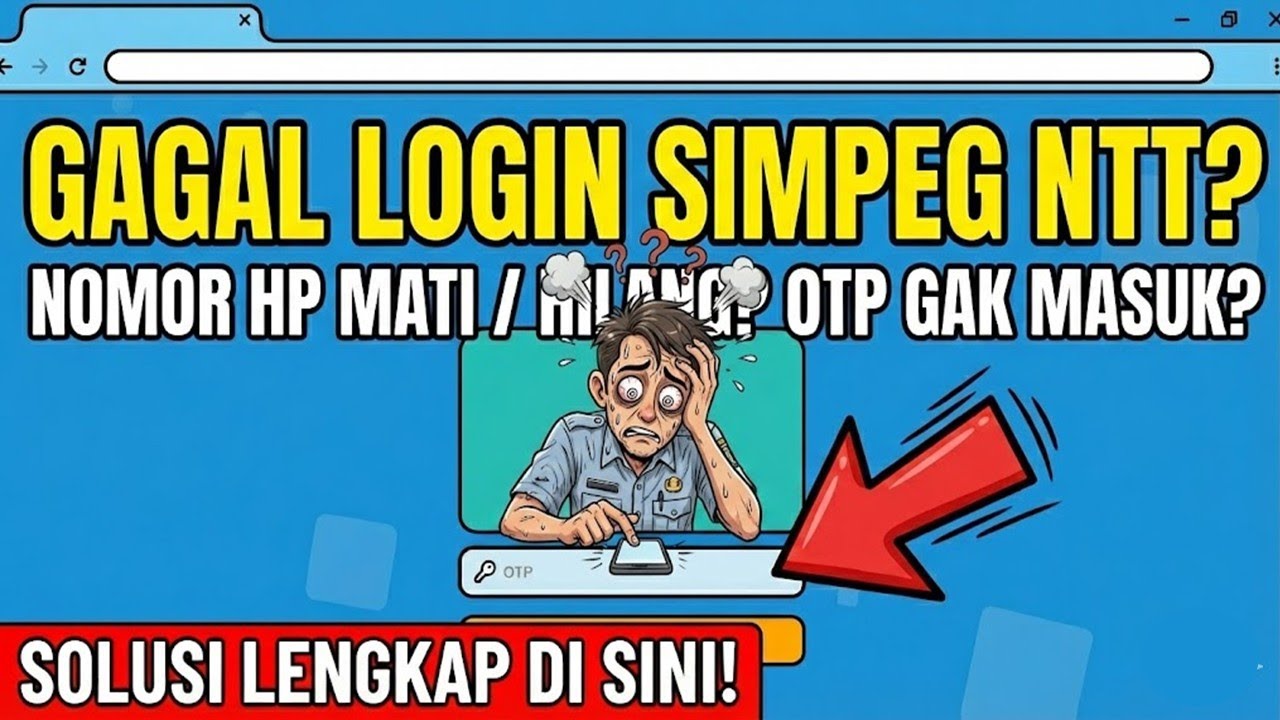 Cara Mengatasi Kendala Login SIMPEG BKD NTT: Kode OTP Tidak Masuk - YouTube