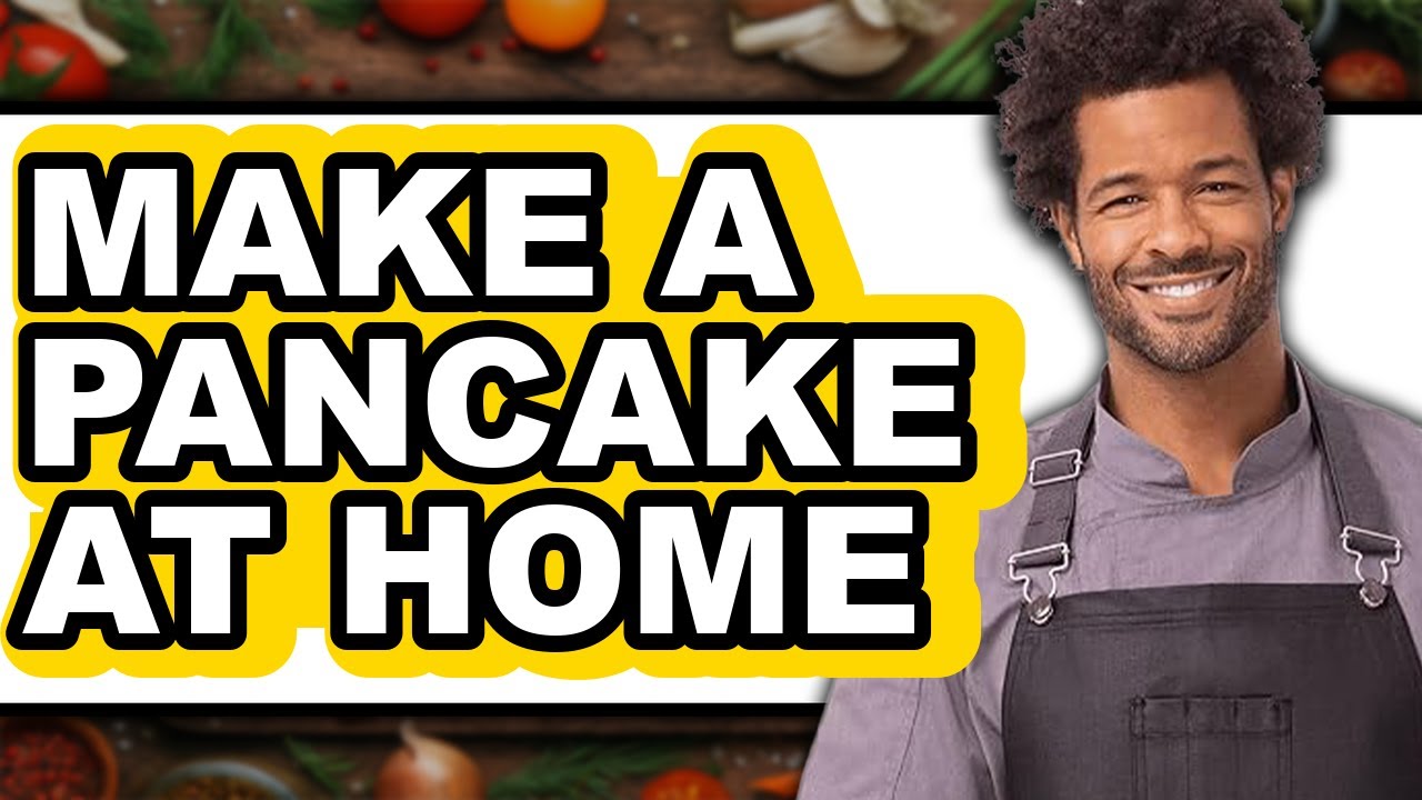 How To Make A Pancake At Home - Step By Step - YouTube