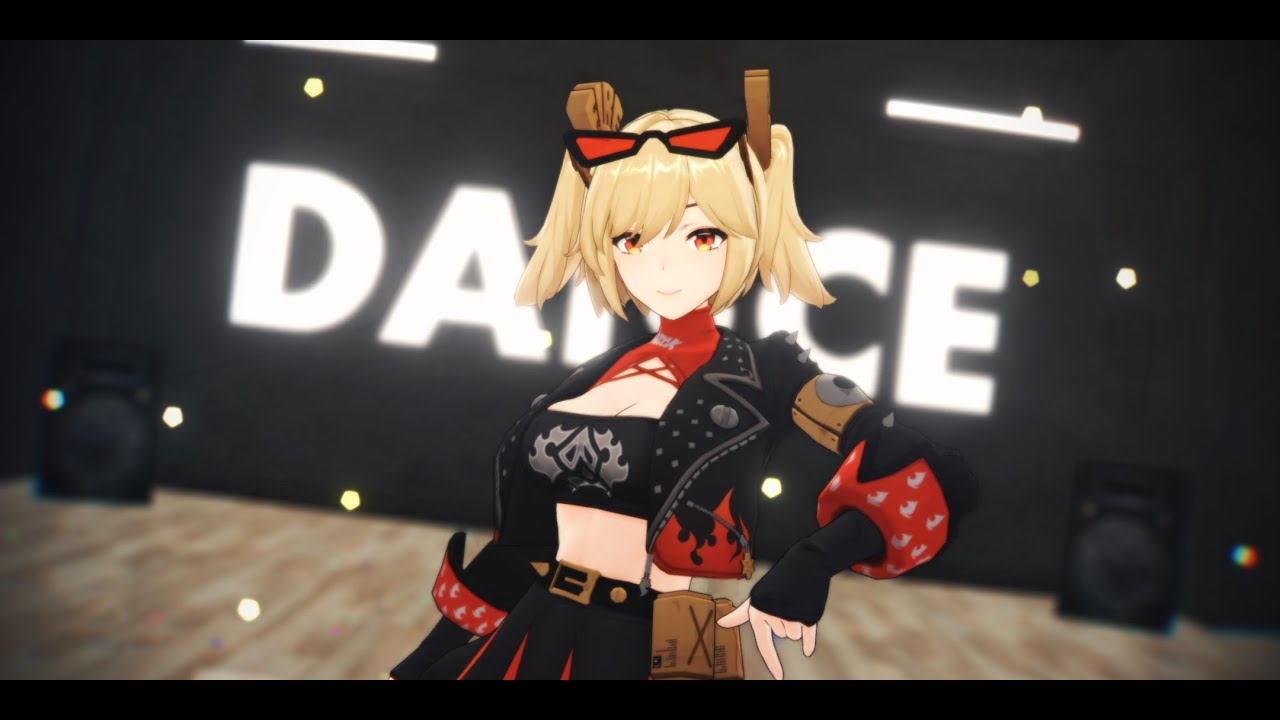 【Zenless Zone Zero MMD／4K／60FPS】Burnice【ヒアソビ】 - YouTube
