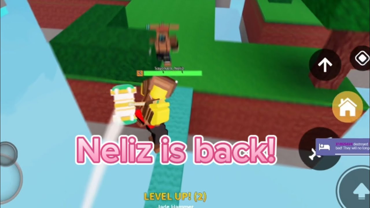 Neliz is back! Mobile tryhard returns to bedwars - YouTube