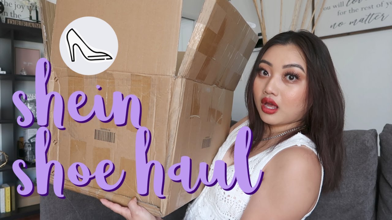 SHOE HAUL: trying on SHEIN shoes for the first time!!! are they good ...