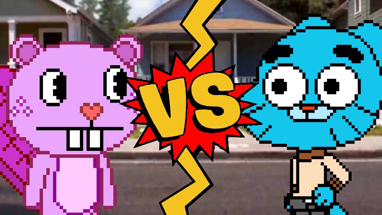 M.U.G.E.N. Battles | Toothy vs Gumball | Happy Tree Friends vs The ...