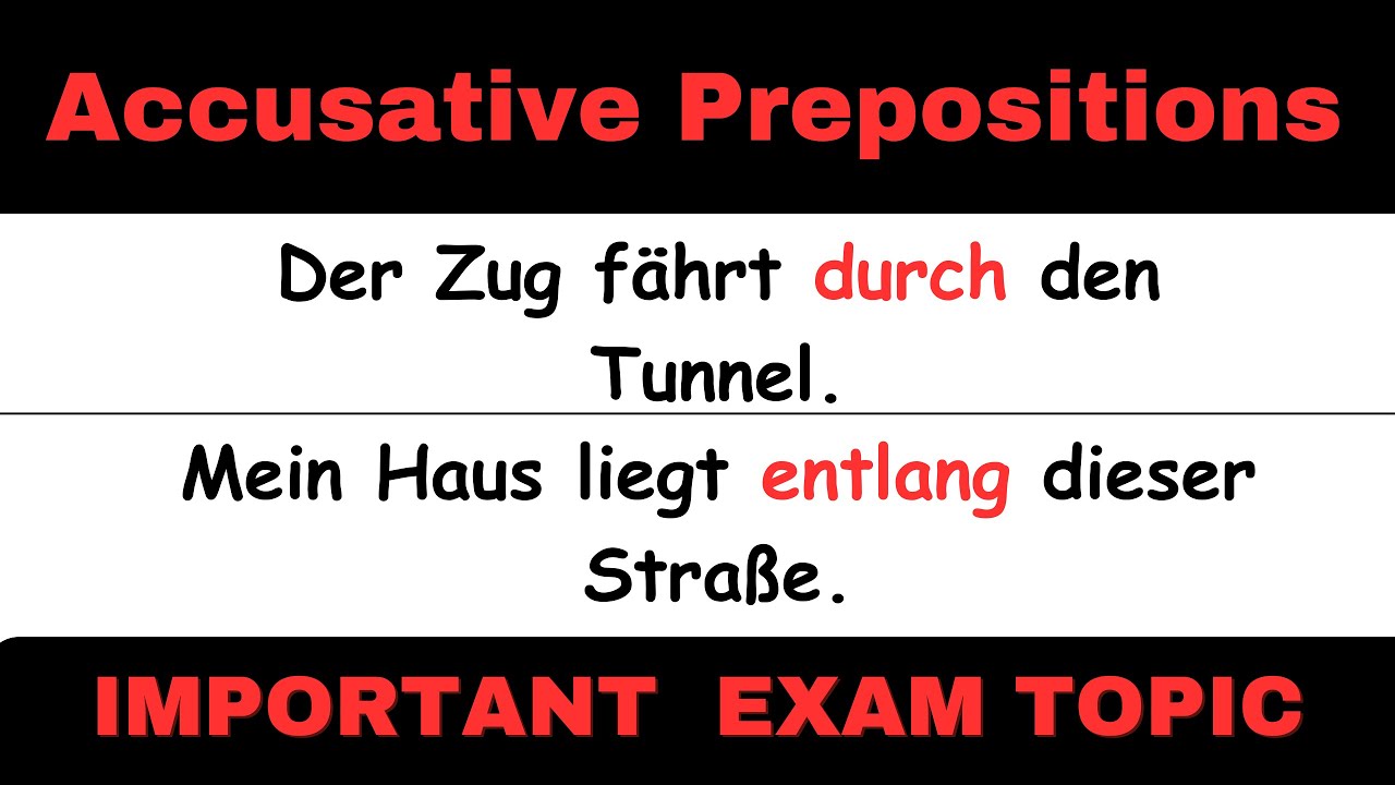 Accusative Prepositions With Example Sentences Akkusativ German Made Accusative Prepositions With Example Sentences Akkusativ German Made