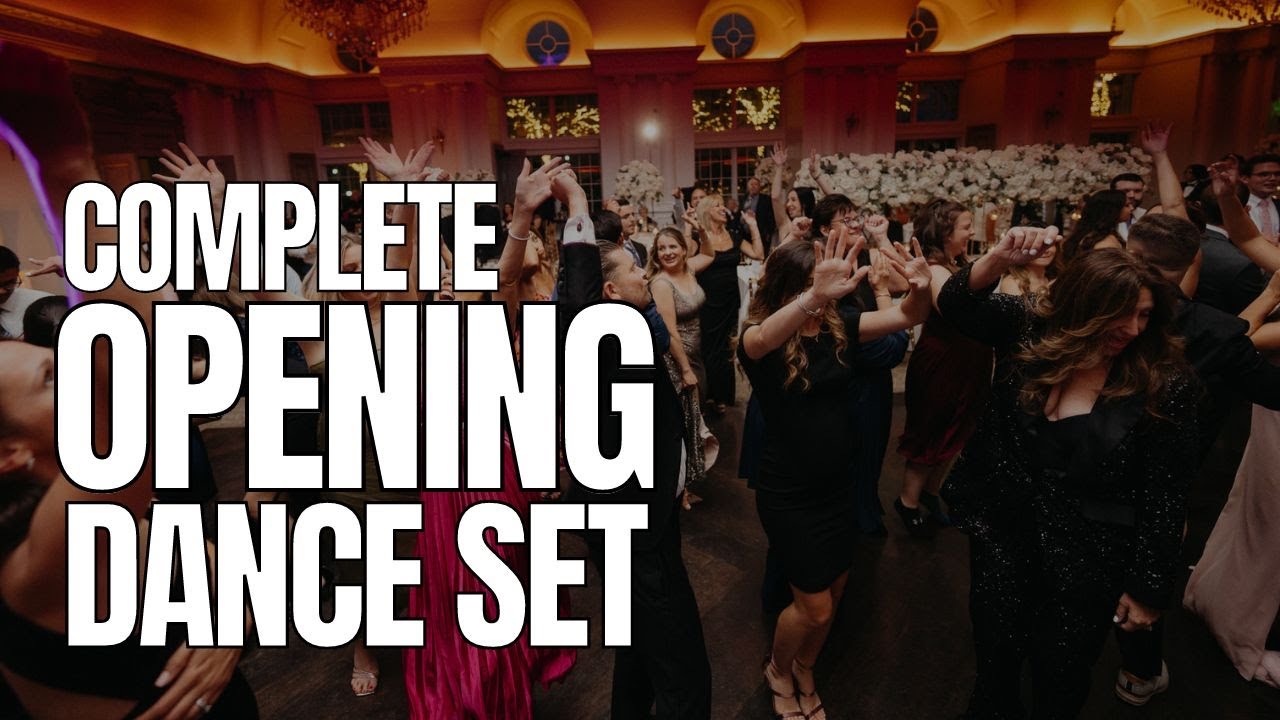 Super Fun Complete Opening Dance Set at a Wedding - YouTube