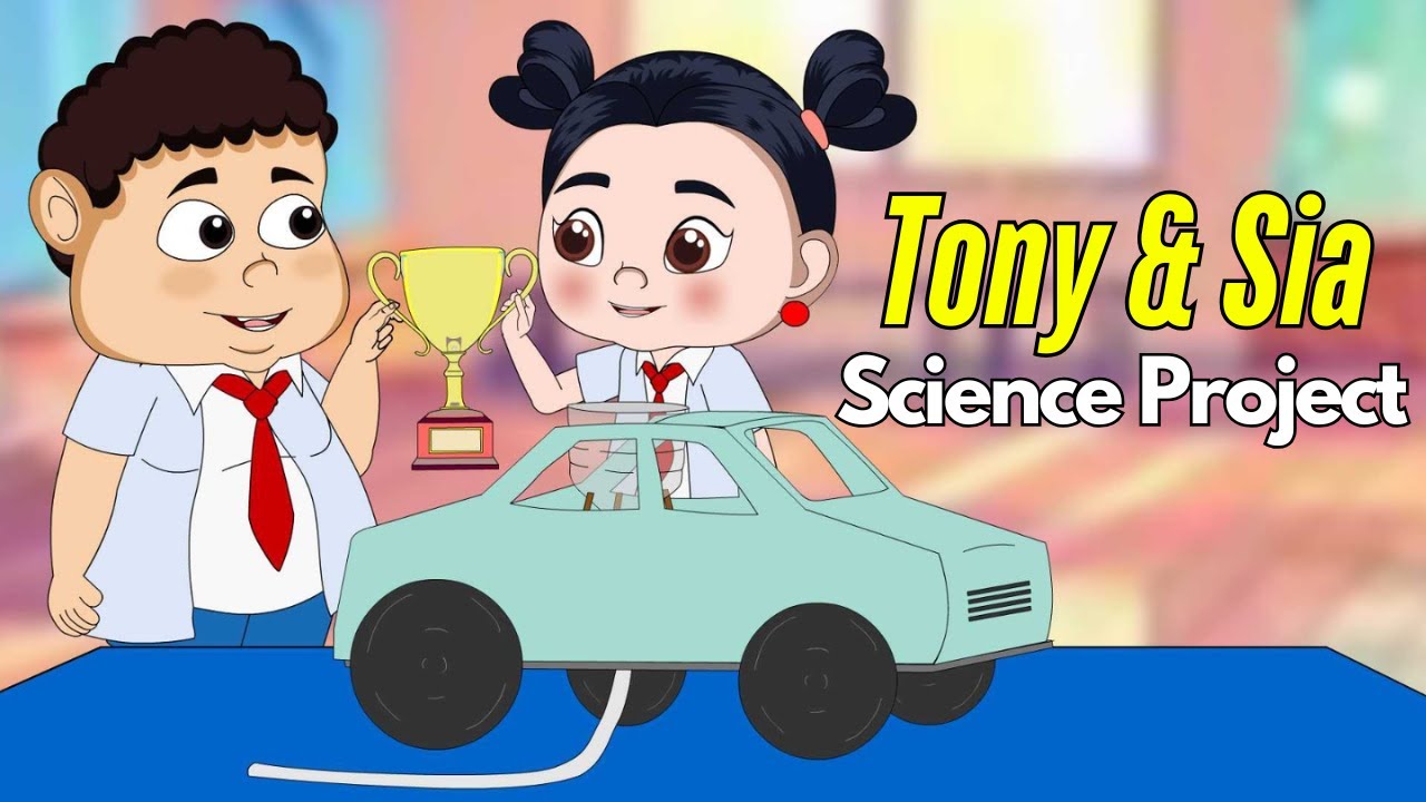Science Project | Tony & Sia School Project | Hindi Kahania | Cartoon ...