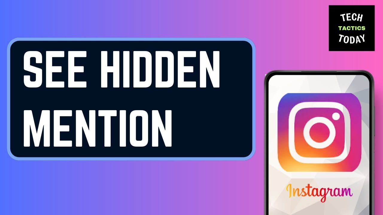 How to See Hidden Mention in Instagram Stories | See Secret Mentions ...