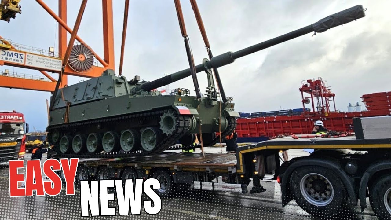 Poland received another 18 K9A1 self-propelled guns - YouTube