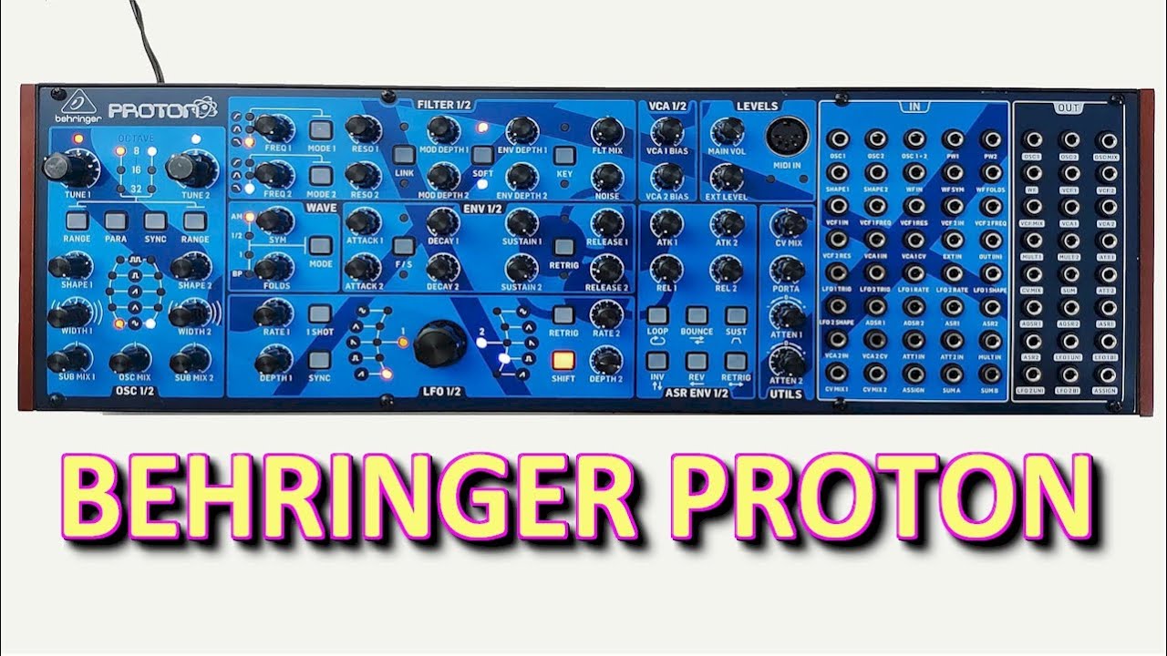 Behringer Proton Synthesizer - YouTube