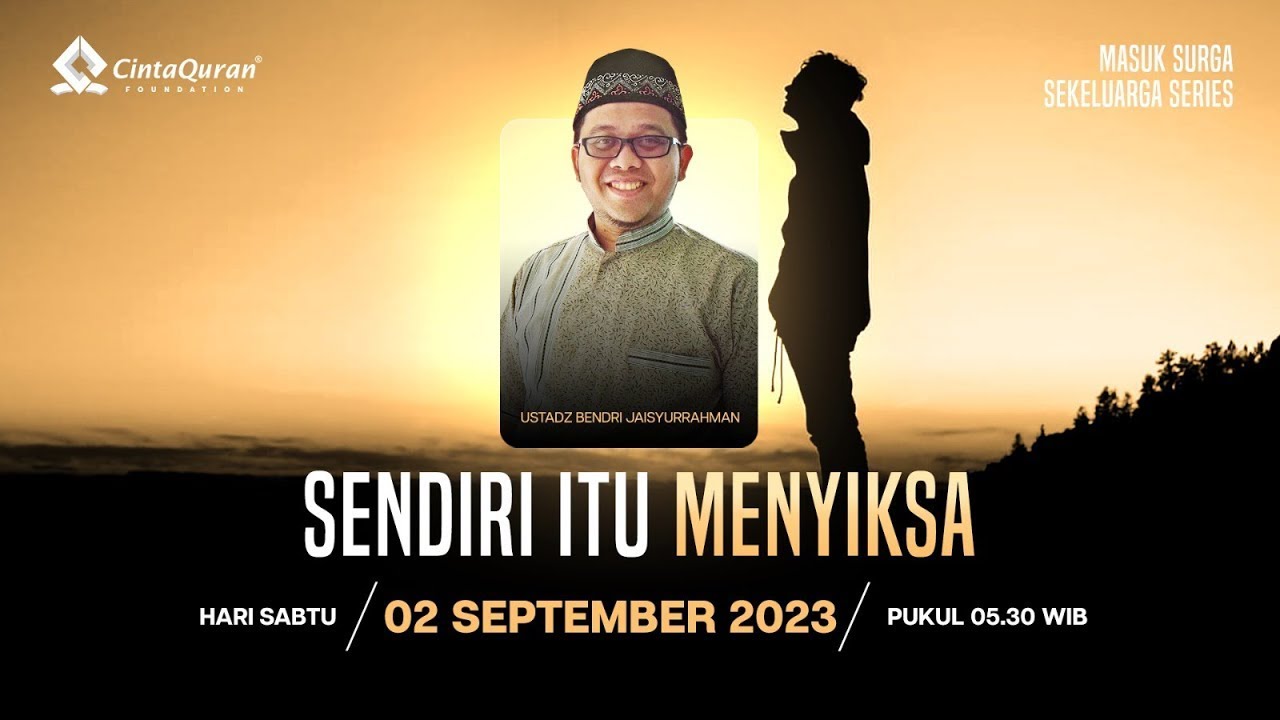 [LIVE] Sendiri itu Menyiksa | Bersama Ust. Bendri Jaisyurrahman - YouTube