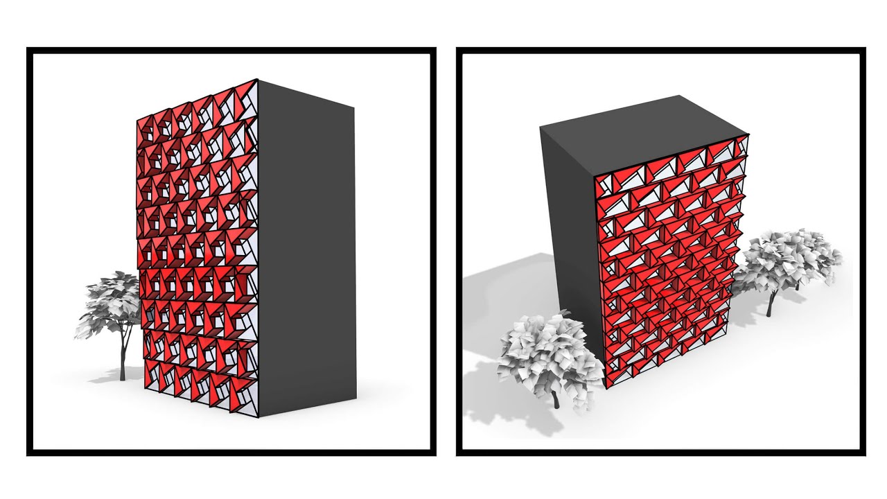 Rhino Grasshopper (Parakeet Parametric Facade) - YouTube