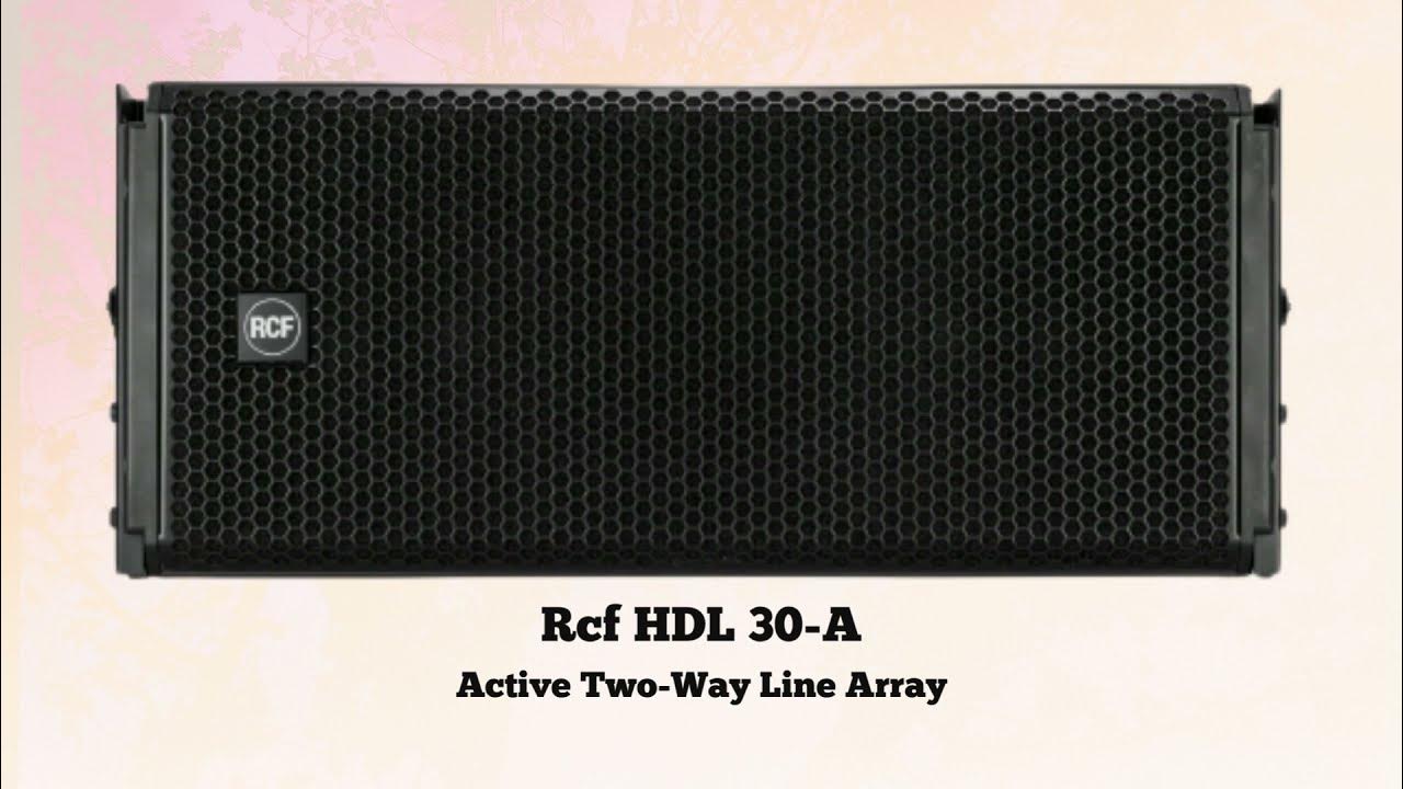 Rcf HDL 30 A Active Two Way Line Array - YouTube