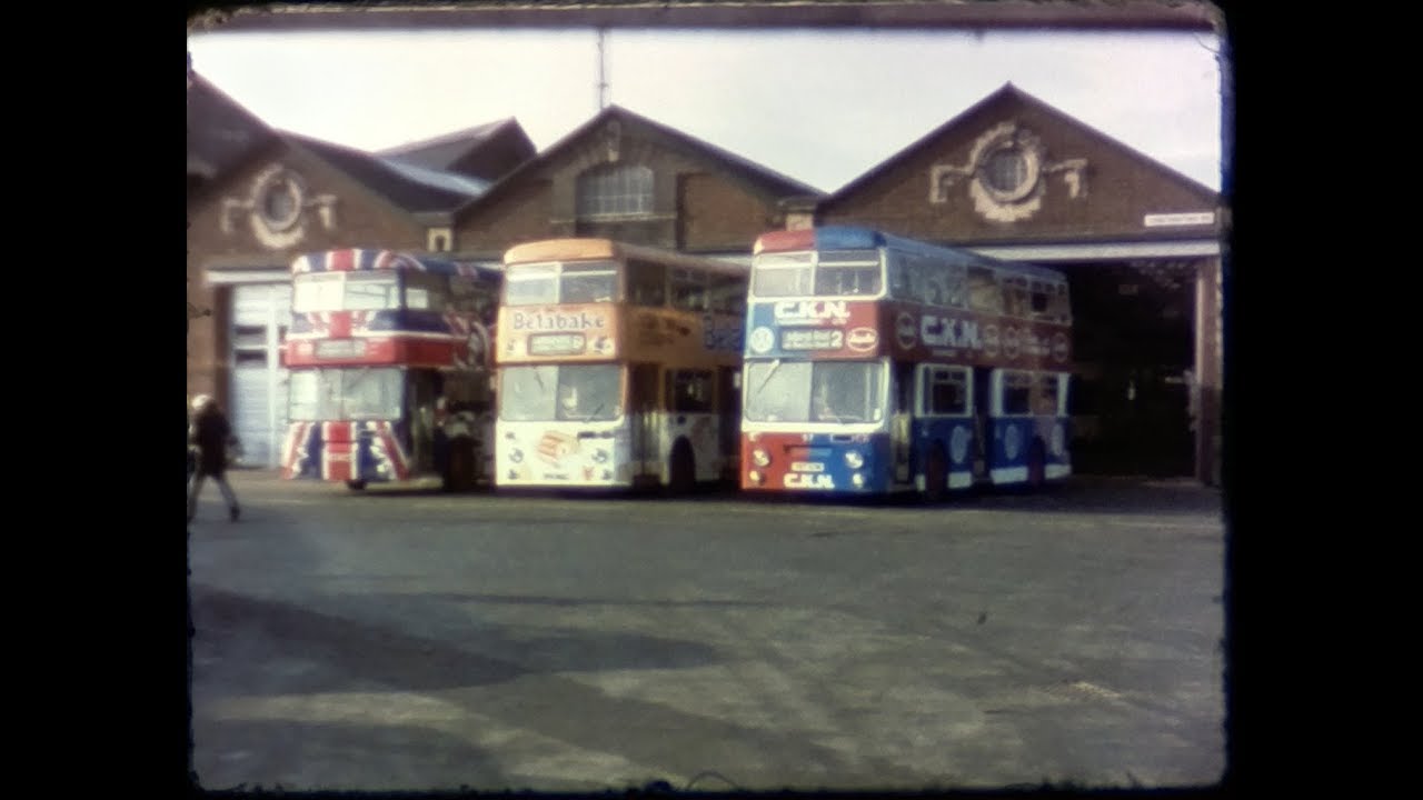 Overall advert buses in Ipswich - 25th January 1981 - YouTube