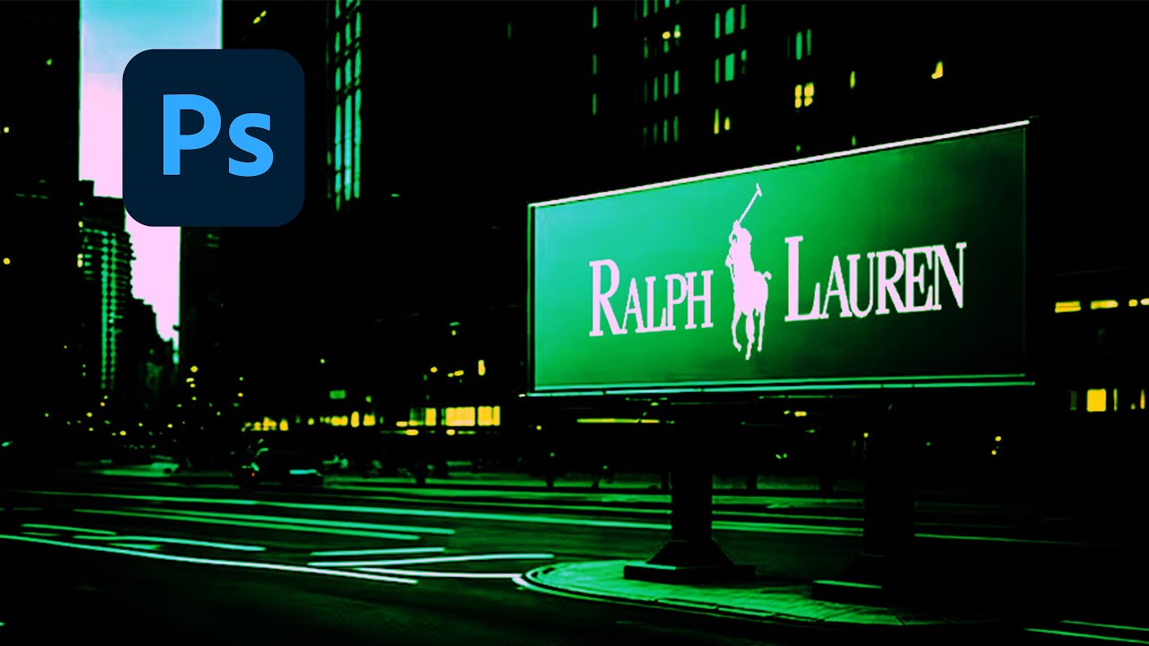 Perspective Text, Logo - Photoshop Tutorial - YouTube