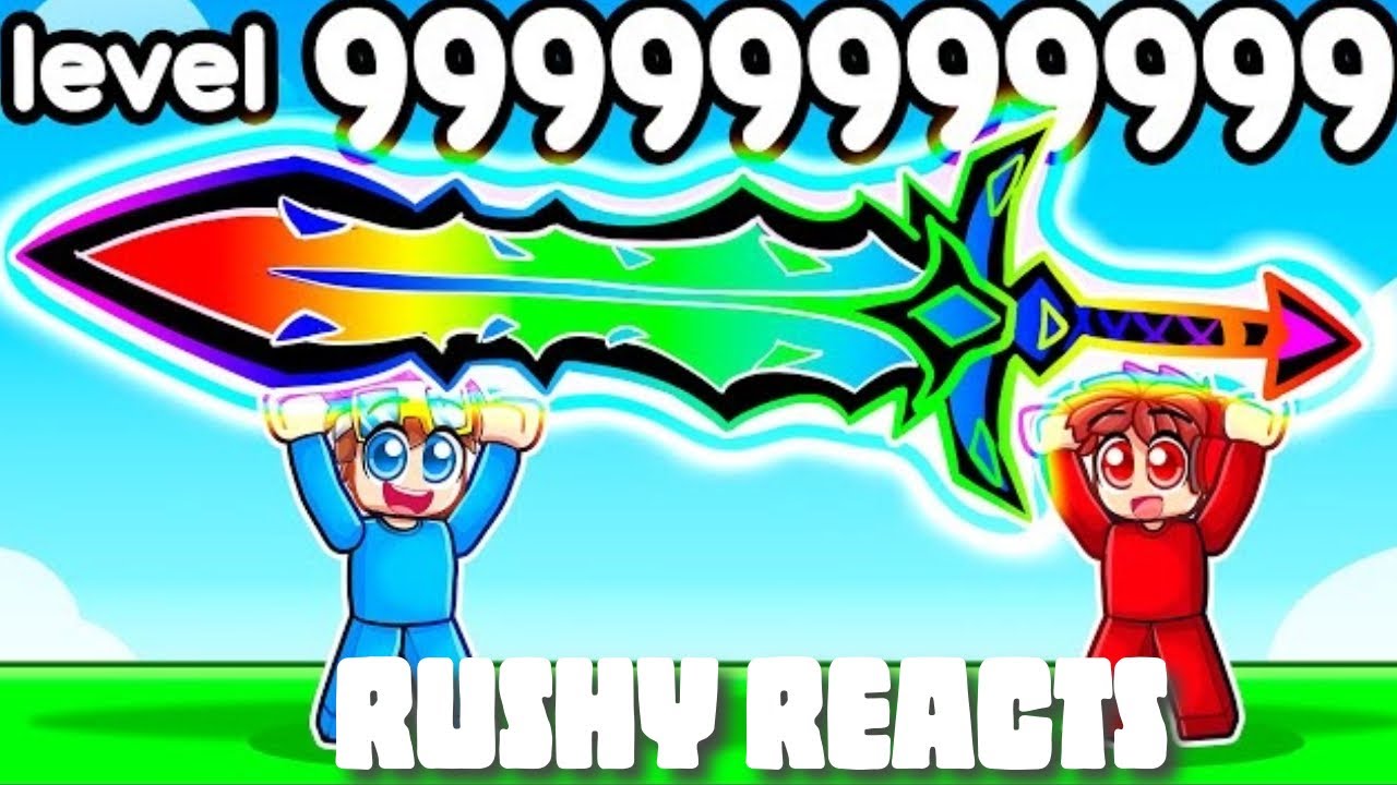 Rushy reacts to: cash found a GOD sword in roblox - YouTube