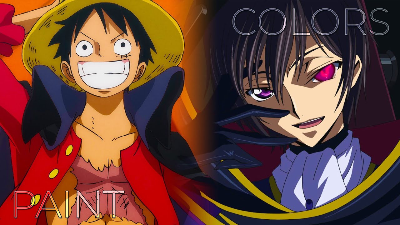 PAINT x COLORS Mashup (One Piece & Code Geass) - YouTube
