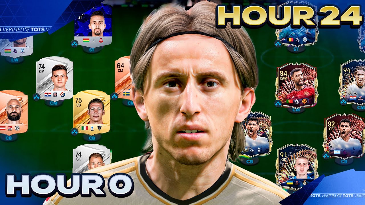 I Spent 24 Hours on a BRAND NEW FC24 Account for TOTS.. - YouTube