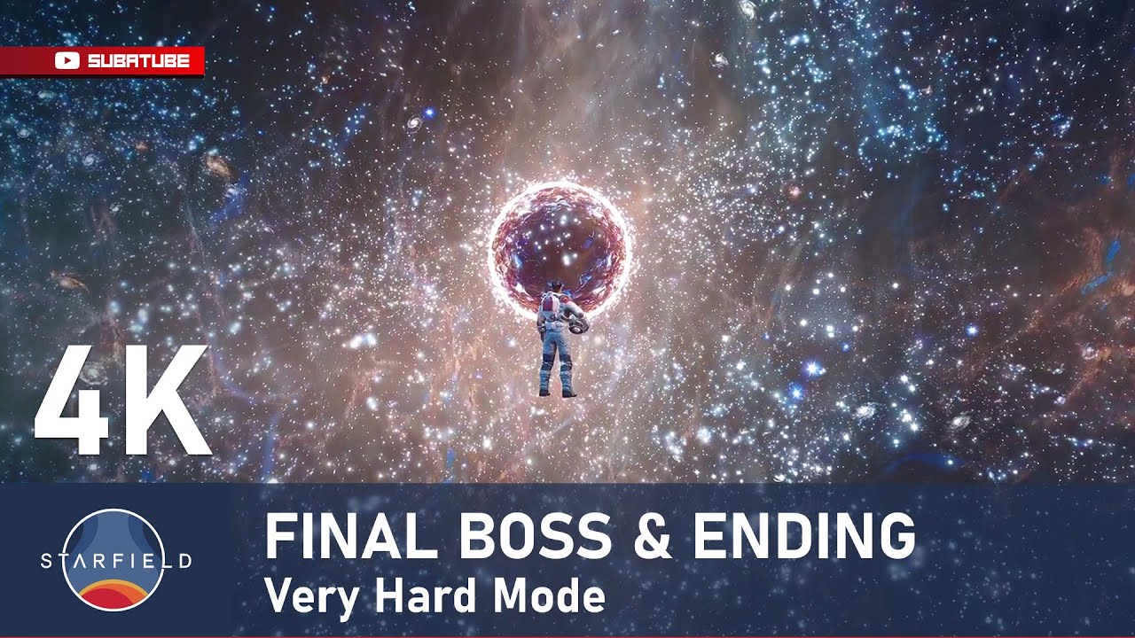 [4K] STARFIELD Final Boss HUNTER + Full Ending (Very Hard Mode) - YouTube