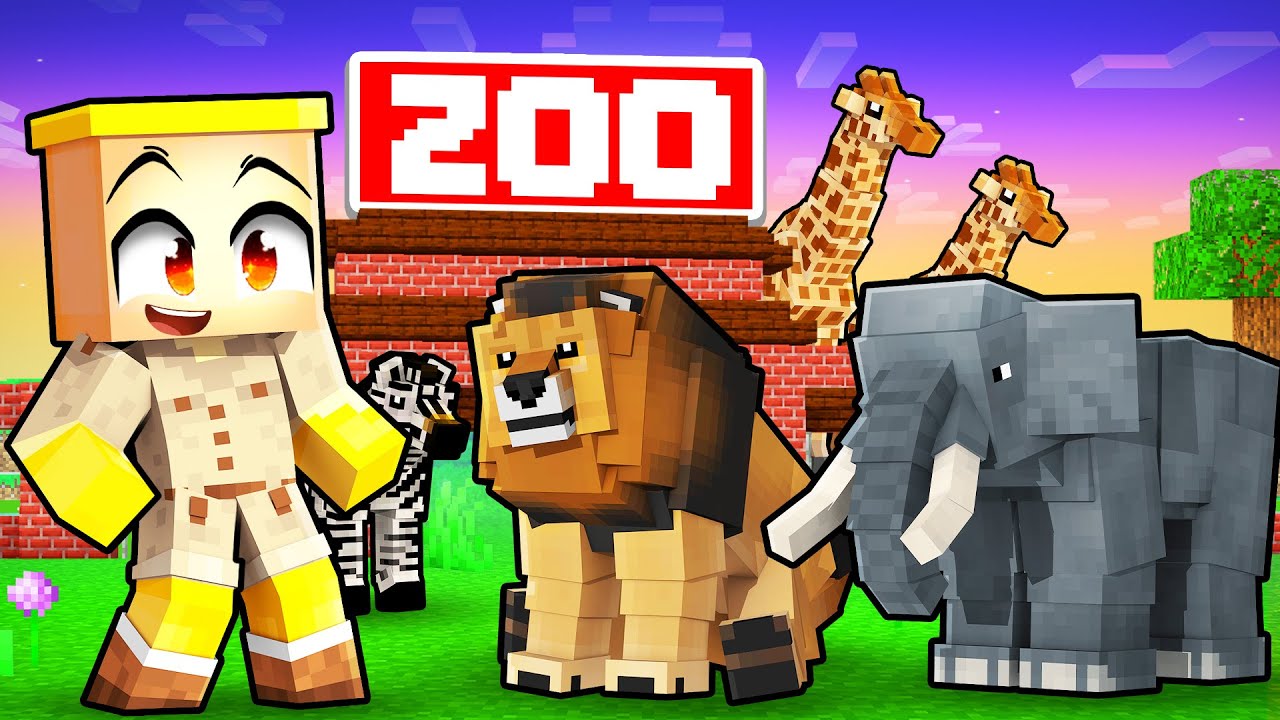 Yoananas ouvre un ZOO sur Minecraft ! - YouTube