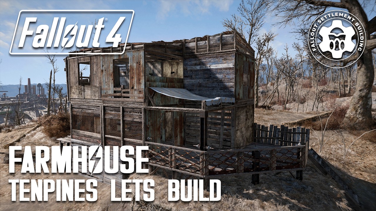 Fallout 4 Settlement Building: Lets build a House at Tenpines Bluff ...