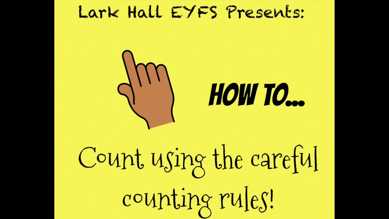 How to count using the careful counting rules! - YouTube