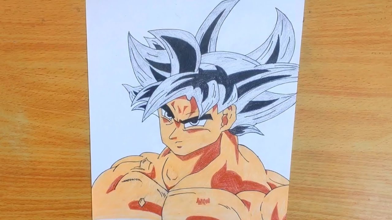 Draw Goku Step By Step | Goku Drawing | Dragon Ball Super - YouTube