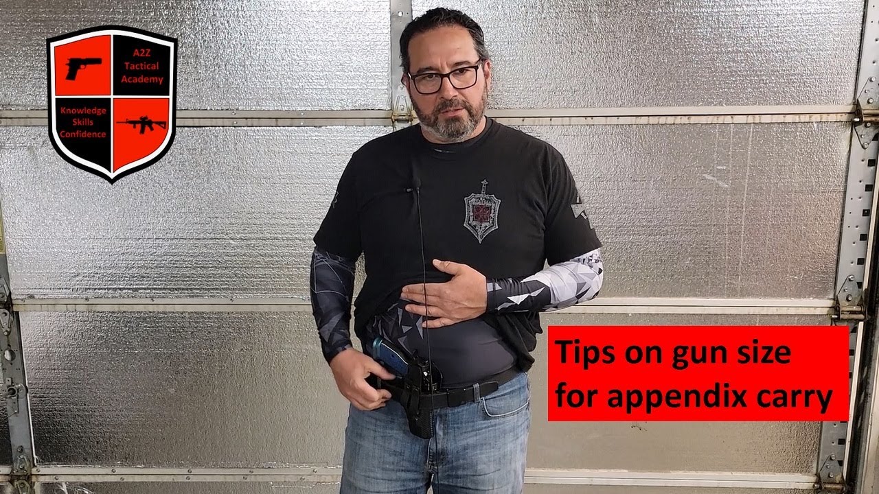 Appendix Carry tips on gun size - YouTube