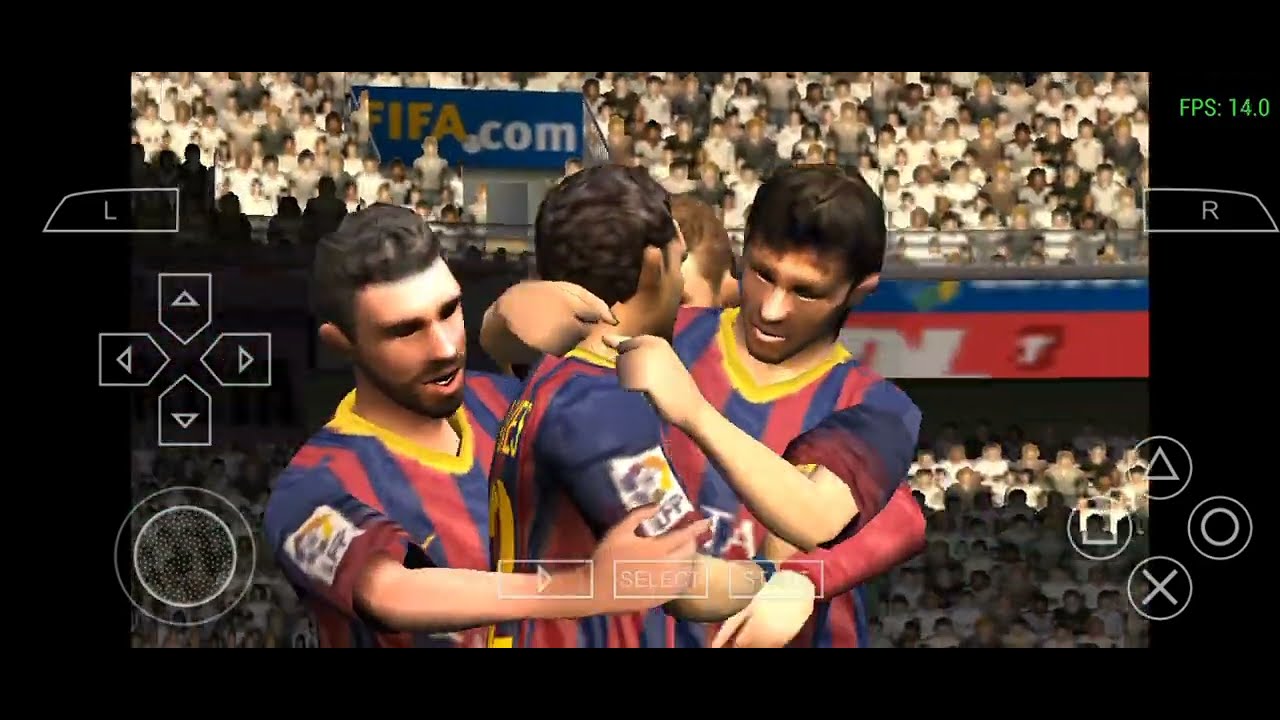 Fifa 14 PSP Android Gameplay | PPSSPP Gameplay 2024... - YouTube