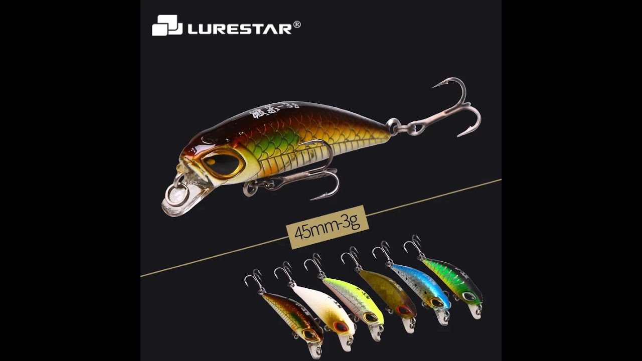 3g 45mm Mini Minnow Slow Sinking Micro Hard Bait Small Fish Fishing ...