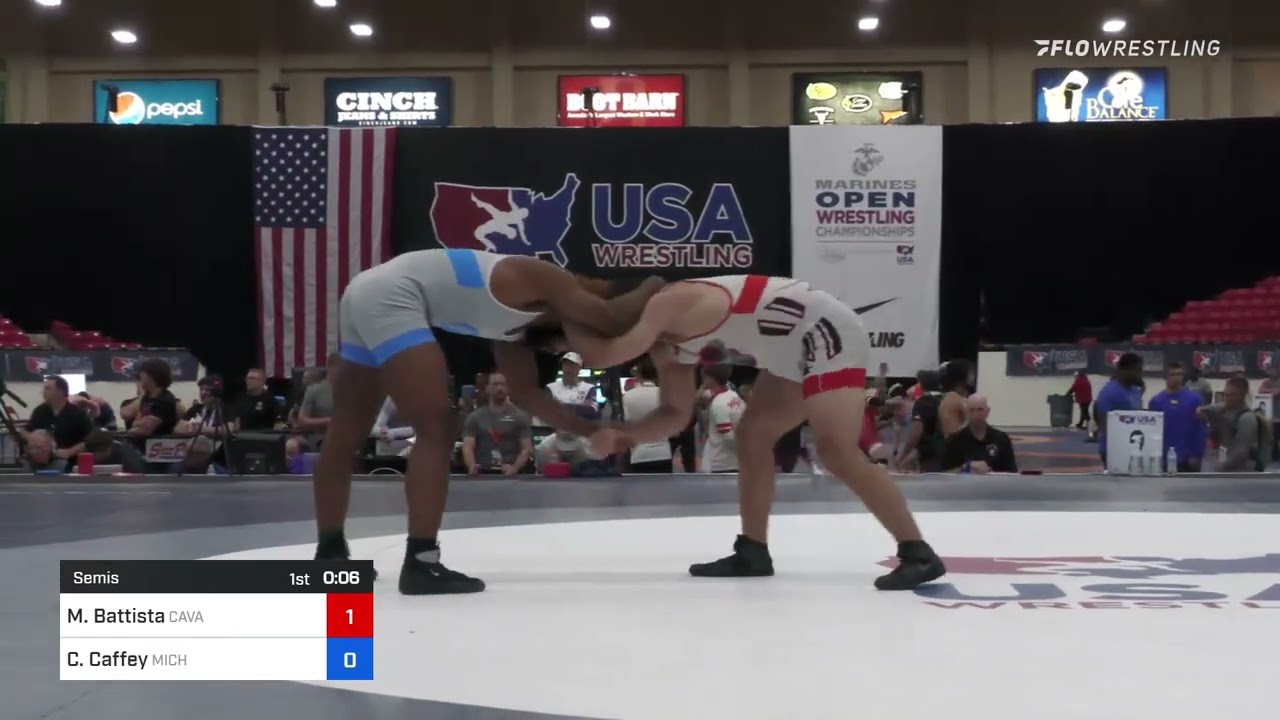 92 Kg Semis - Michael Battista, Cavalier Wrestling Club Vs Cameron ...