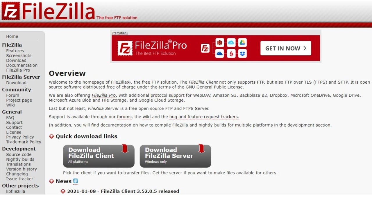 How To Use FileZilla In 2021 Introduction To FileZilla Filezilla Server YouTube How To Use FileZilla In 2021 Introduction To FileZilla Filezilla Server YouTube