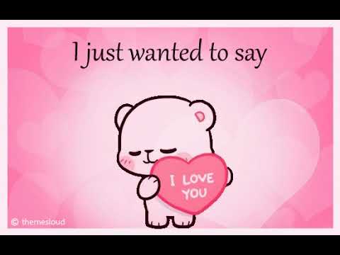 I JUST WANTED TO SAY I LOVE YOU RANDY BEAR - YouTube