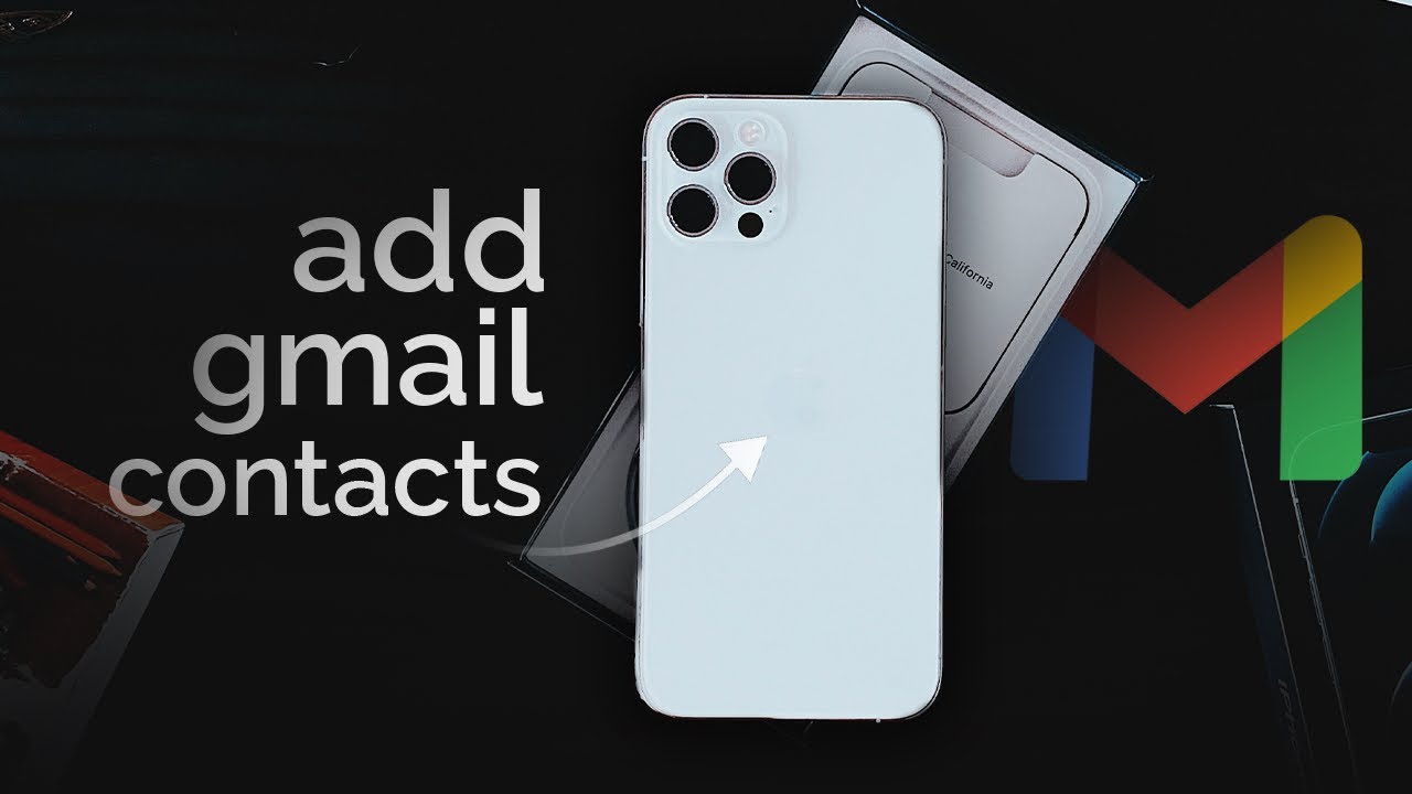 How to Add Gmail Contacts to iPhone (tutorial) - YouTube
