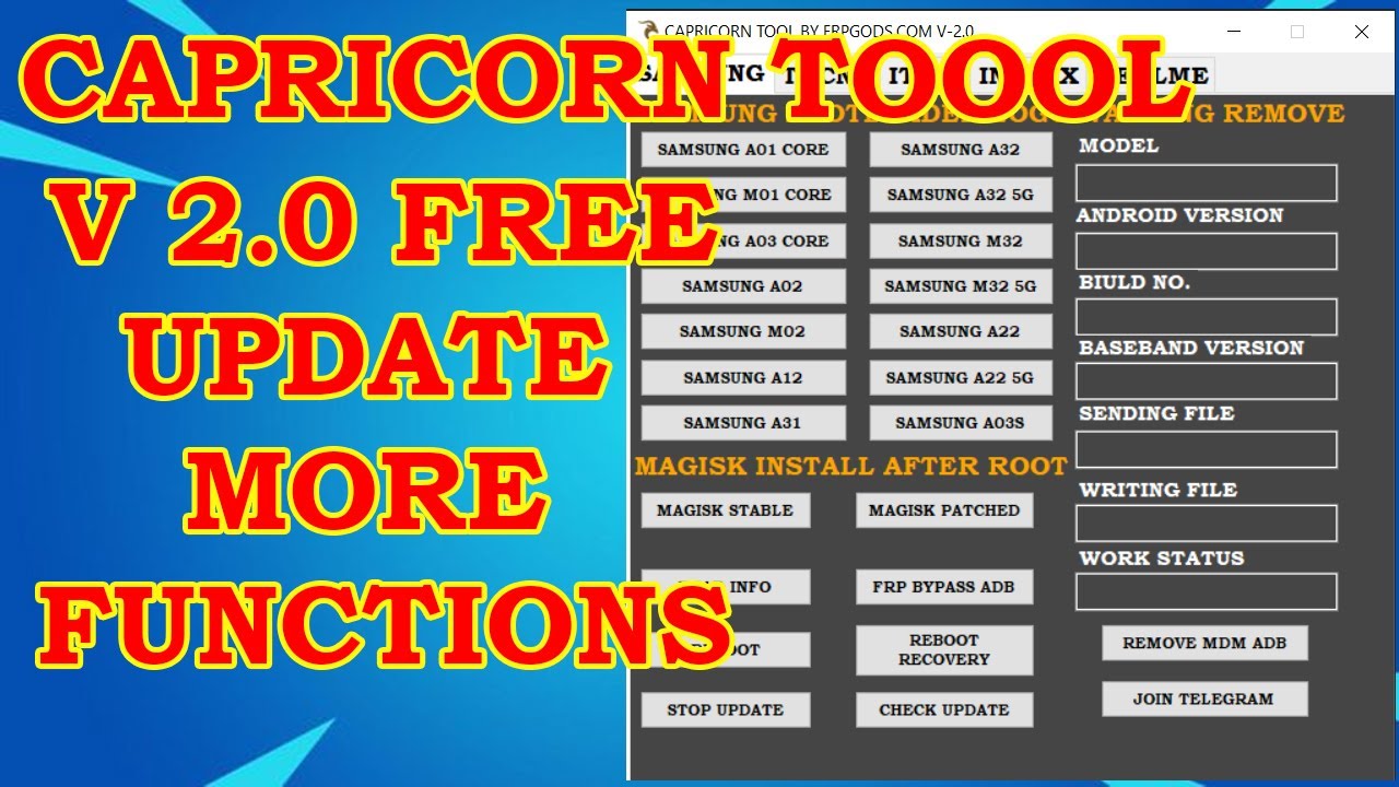 CAPRICORN TOOL V 2.0 BY FRPGODS.COM - YouTube