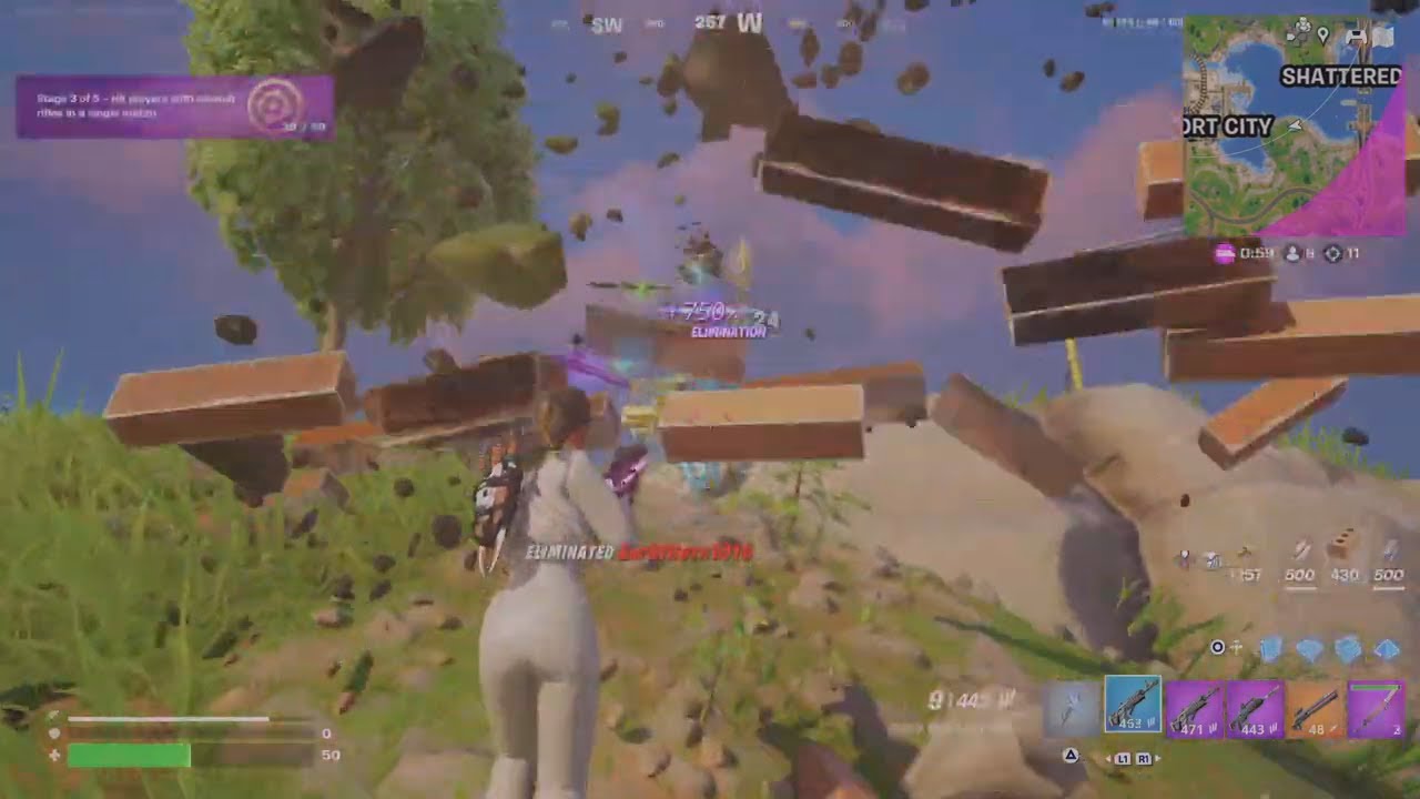 Fortnite ~ Shattered Span ~ You Placed #4 - YouTube