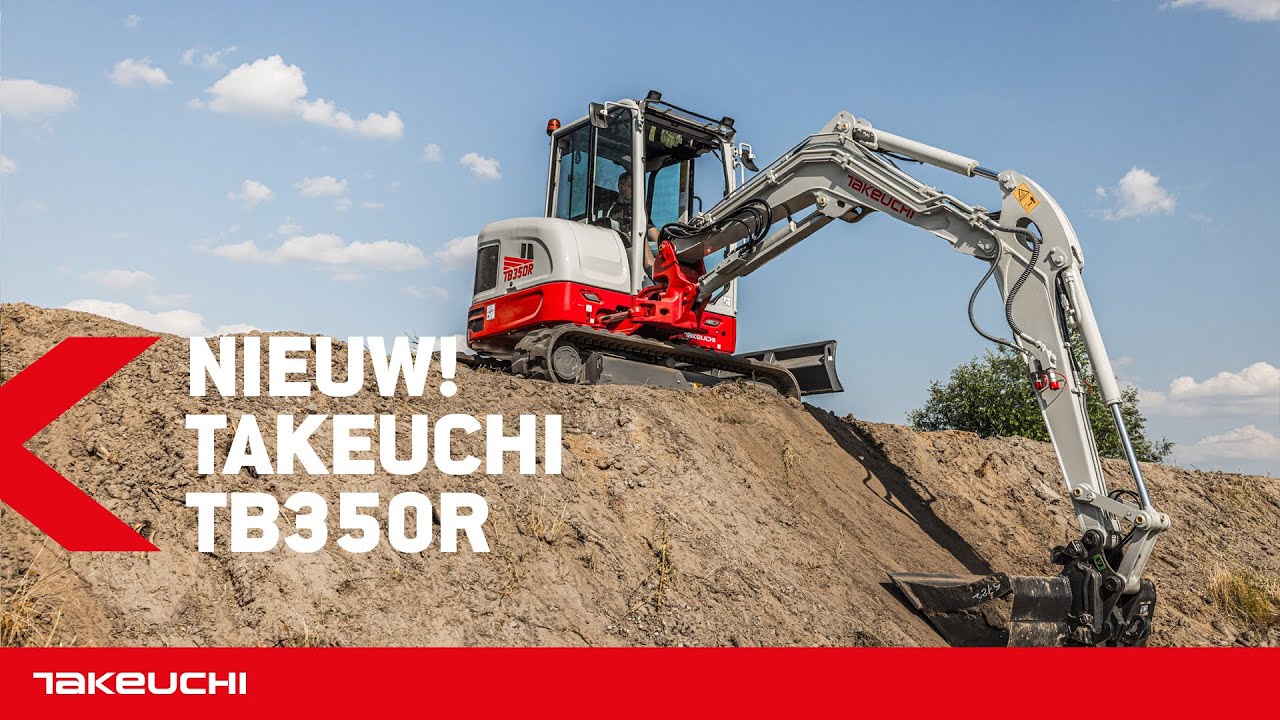 TB350 R: de nieuwe binnendraaier van Takeuchi | TAKEUCHI BENELUX - YouTube