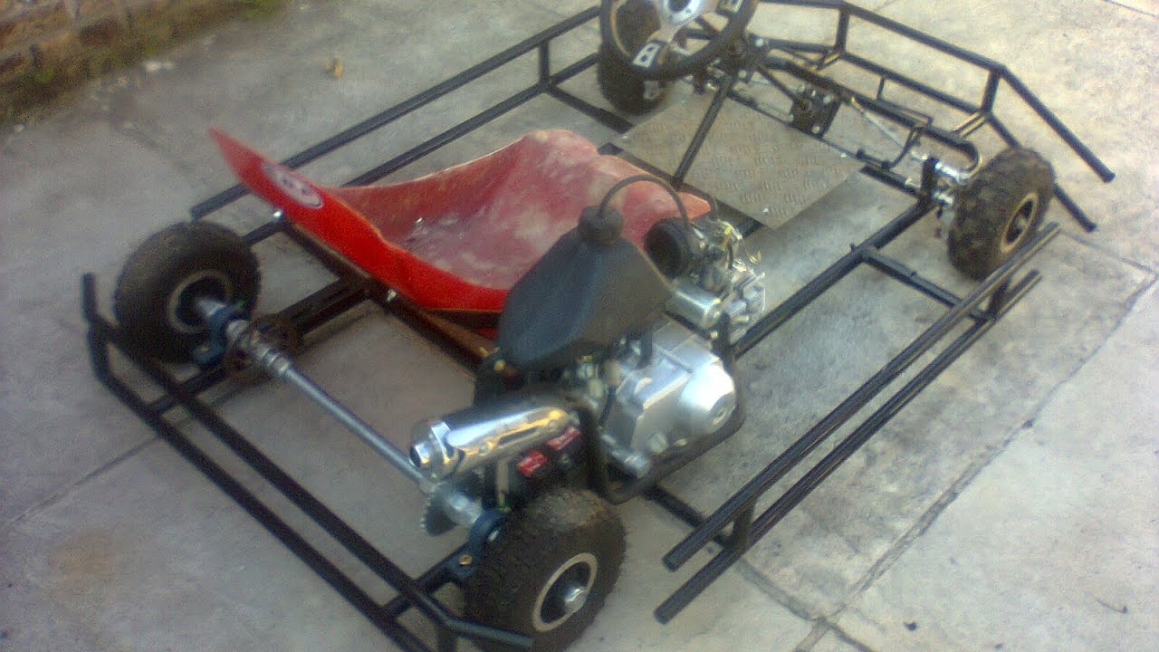 COMO HACER UN GO KART CASERO PASO A PASO - YouTube