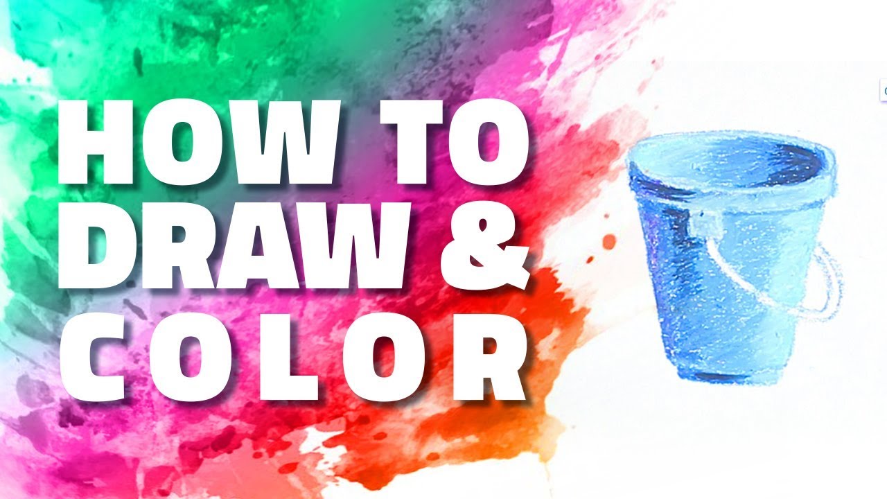 How To Draw | Bucket | Crayons - YouTube