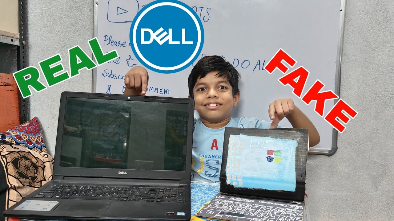 Fake v/s Real Dell Laptop showing by Banki - YouTube