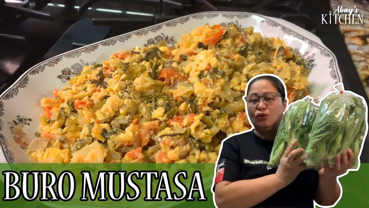 Ginisang Buro Mustasa (Pickled Mustard Greens) - YouTube