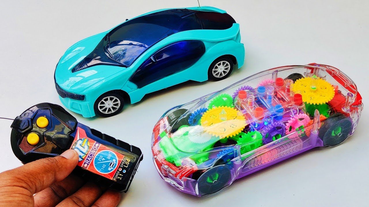 Remote Control Car And Transparent Gear Car Unboxing | mr sha - YouTube