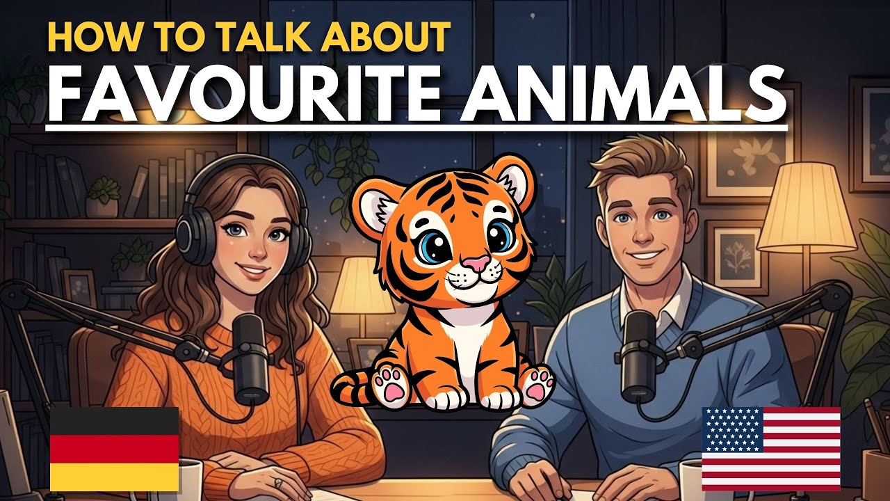 How to Talk About favourite animals in English | English Conversation ...