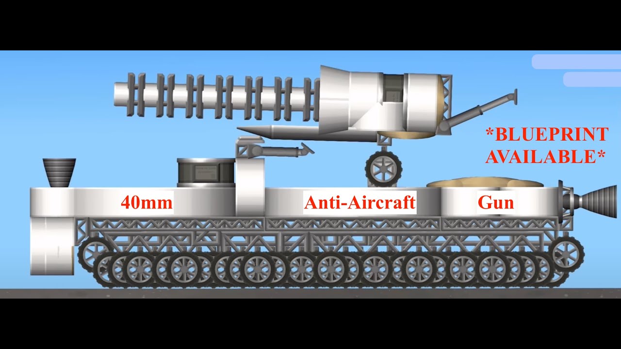 40mm Anti-Air Gun in Space Flight Simulator - YouTube