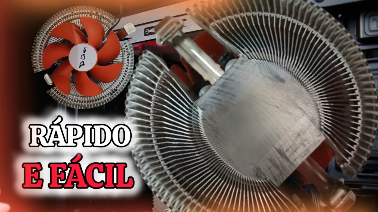 O Segredo Para Instalar O Cooler NO PROCESSADOR Em Menos De 30 Minutos ...