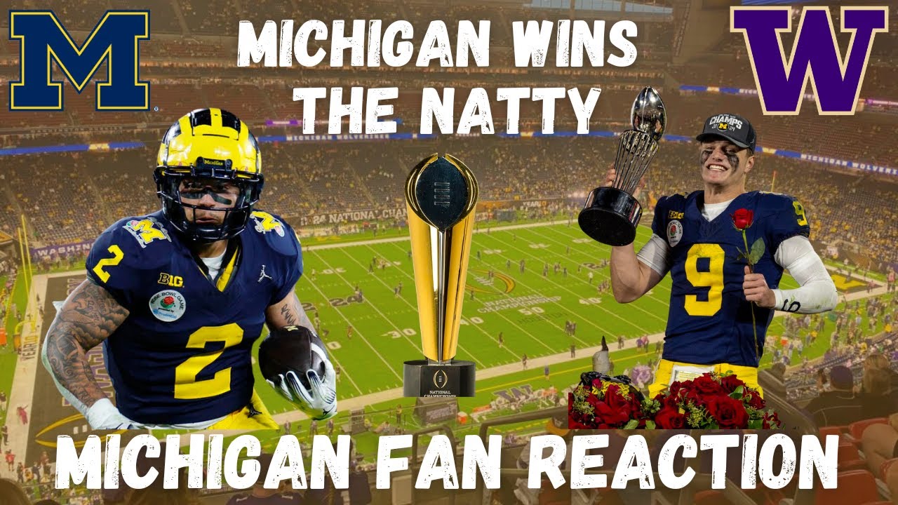 Michigan Wolverines Are 2024 National Champions | Michigan FAN REACTION ...