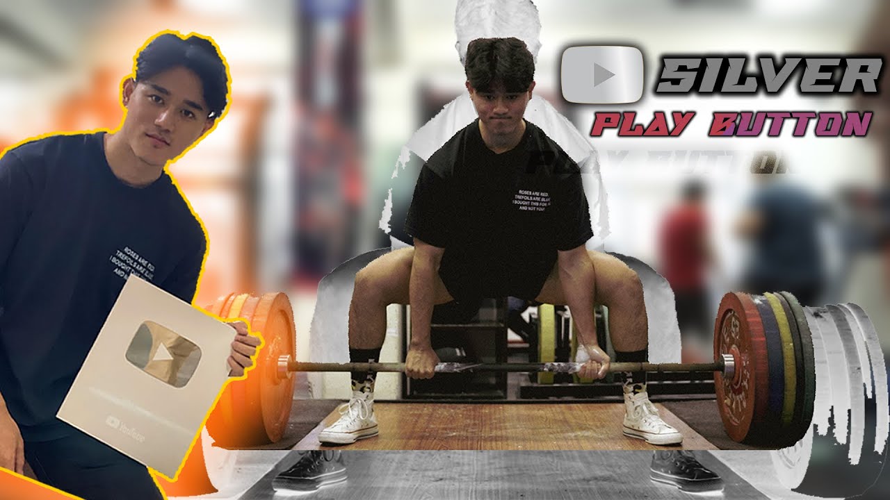 Surprising MOM with silver play button !! Deadlift after injury ...