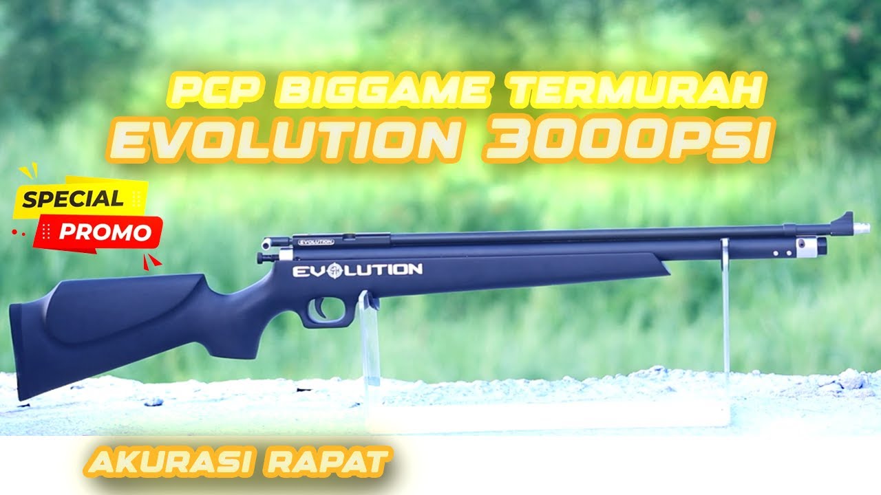 MULAI 1 JUTAAN!!! PCP BIGGAME EVOLUTION 3000PSI | SENAPAN PCP BIGGAME ...